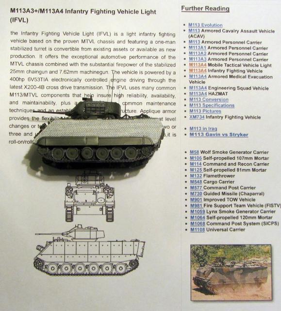 M113 A4 IFVL USA